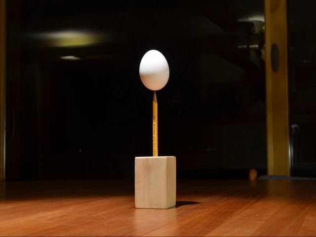 Equinox brings spring, not egg balancing skill