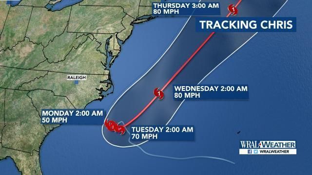 Chris upgraded to Category 1 hurricane