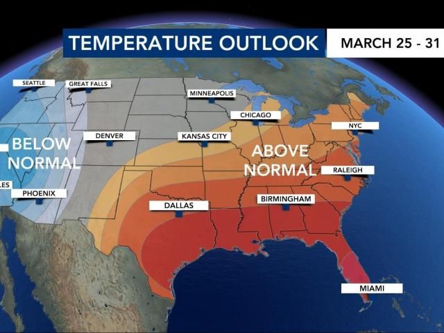 First day of spring brings much warmer temperatures before weekend cooldown