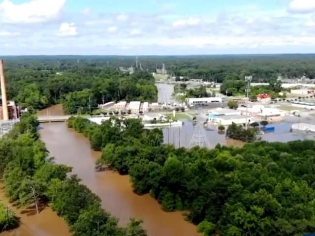 Tar River in Rocky Mount reaches 3rd highest level on record