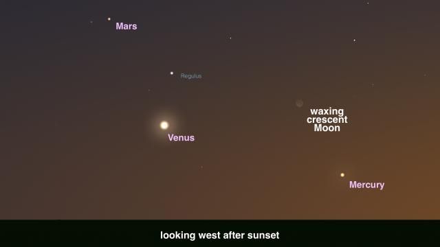 Look for earthshine on the new Moon this week