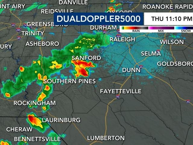 T Rex: 'Thunderstorm Rex' takes over NC radar