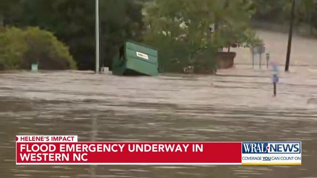 Flood emergency underway in western NC