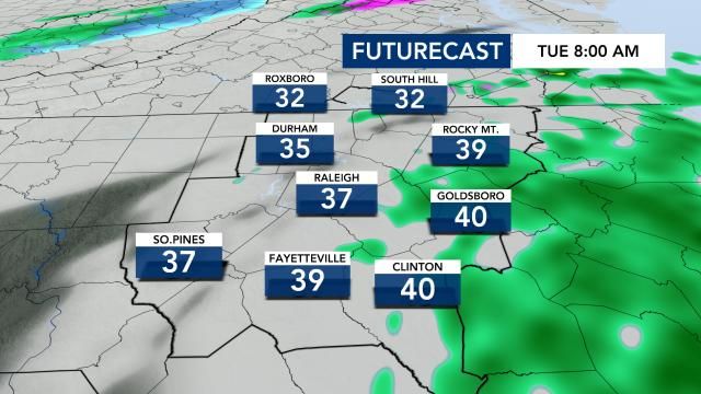WRAL Weather Alert Day issued for Christmas Eve, patchy freezing rain ...