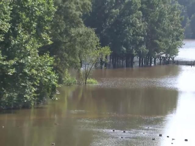 Flooding lingers in parks, on trails