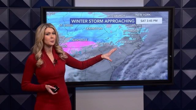 Saturday 4 p.m.: Ice storm approaching, snow, freezing rain fall to west