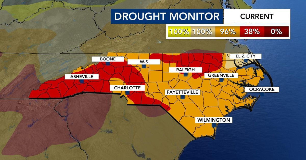 'Historic level of dryness': NC experts on summer expectations, risk ...