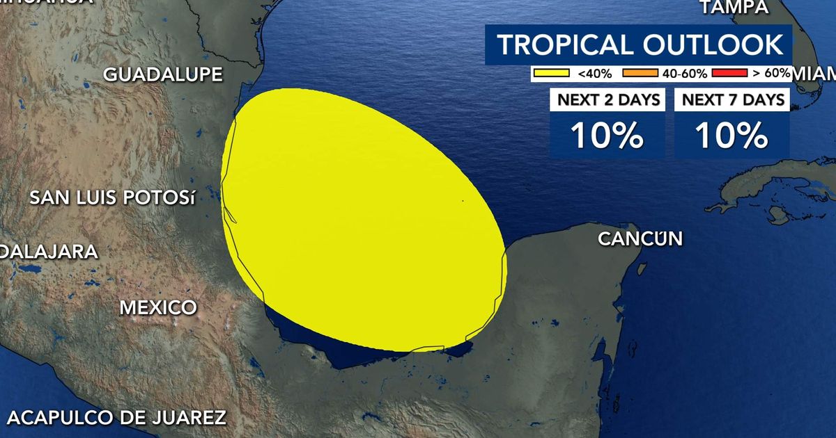 Tracking the tropics: Area of low pressure could form over the Bay of ...