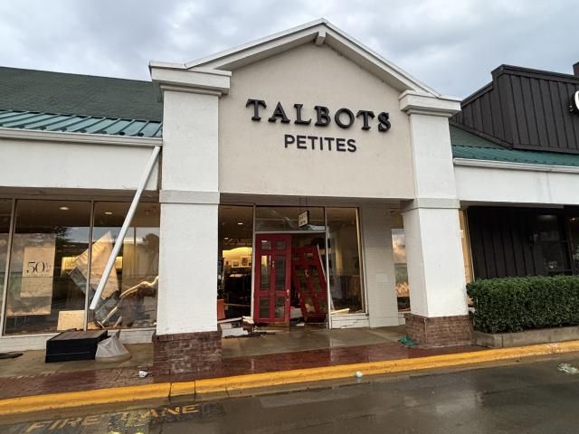 Stores damaged at Eastgate Crossing shopping center in Chapel Hill