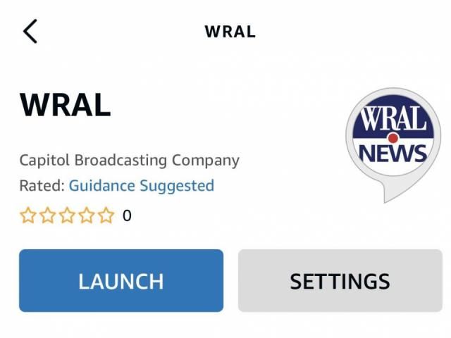 Upgrade to the new WRAL skill for Alexa