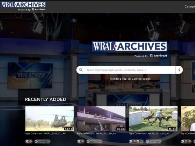 WRAL announces public preview of AI-powered archives platform