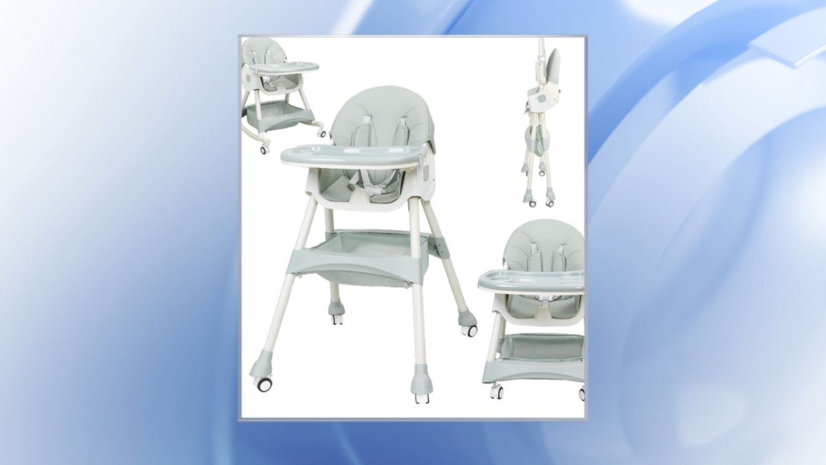 Recall: High chairs sold on Amazon could cause babies to fall or become ...