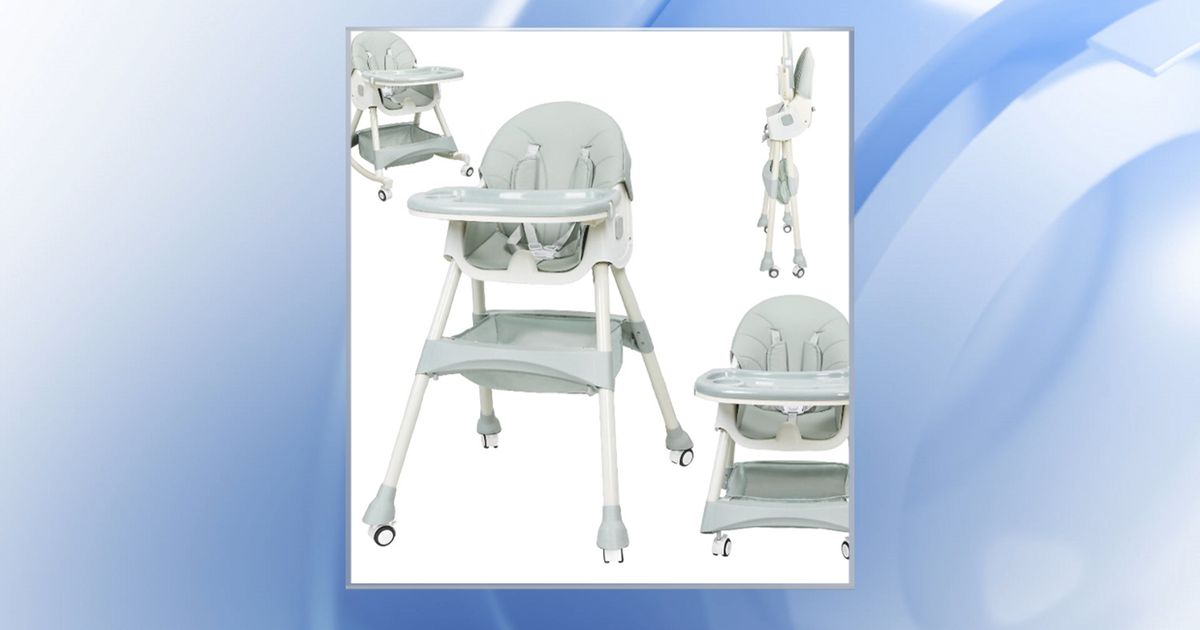 Recall: High chairs sold on Amazon could cause babies to fall or become ...