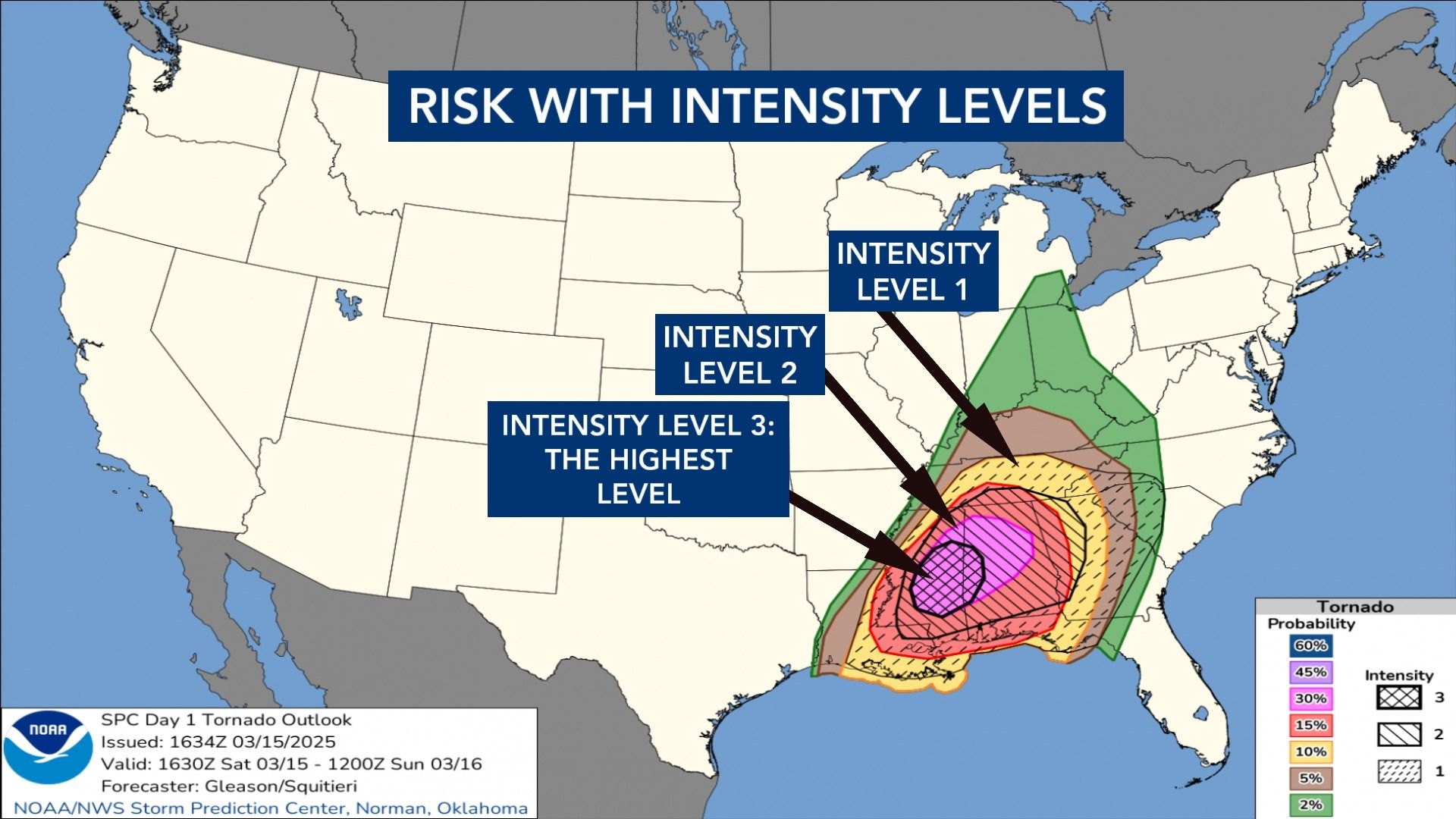 Storm Prediction Center adds new tornado intensity levels to maps ...