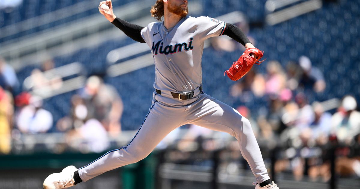 Marlins finish off a 3-game sweep in Washington with a 4-1 win over the ...