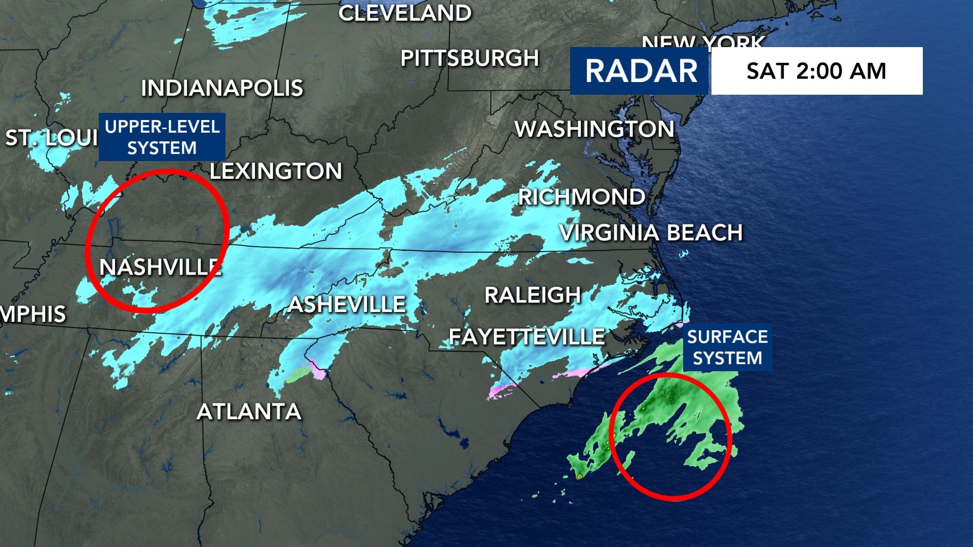 Ask the Meteorologist: What caused the Saturday "snow hole" over the ...