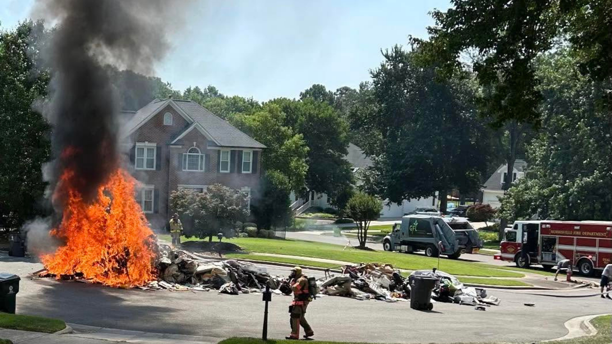 Lithium-ion battery started garbage truck fire, Morrisville leaders say ...