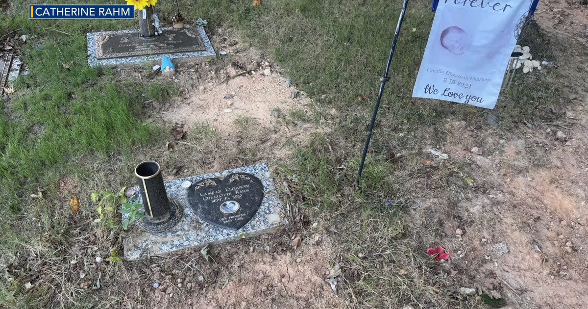 Wake Forest mother heartbroken over cemetery cleanup removing toys from ...