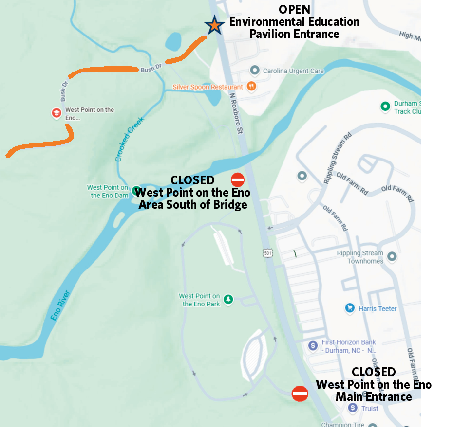 Durham: West Point on the Eno Park closing for accessibility upgrades ...